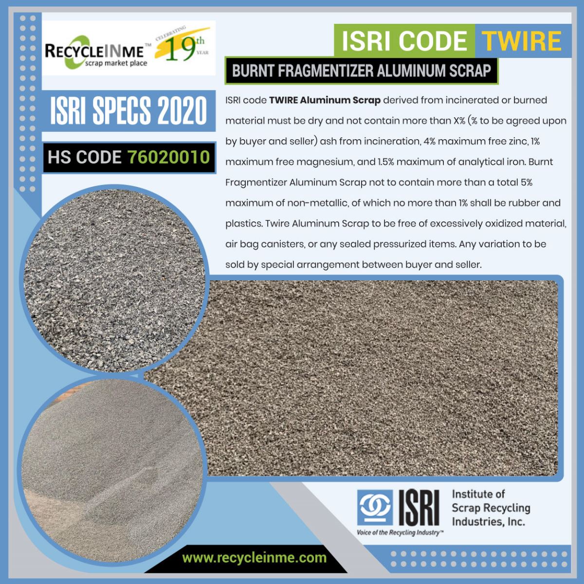 ISRI Codes Scrap News