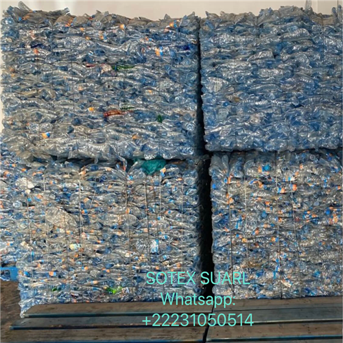 Clear and Light Blue PET Bottle Scrap (Grade B) in Bales, Monthly ...